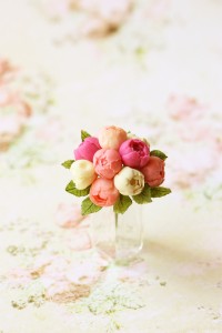 Miniature Flowers in Vase by Pei Li – Cotton Ridge Create!